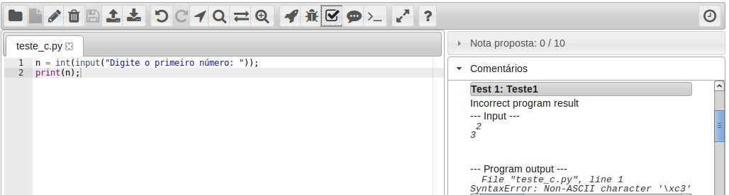 Veja exemplos de erros no avaliador automático do VPL e como evitá-los (FAQ)